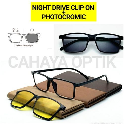 Jual Frame Kacamata NV 007 Photochromic - Night Vision *Bisa Lensa ...