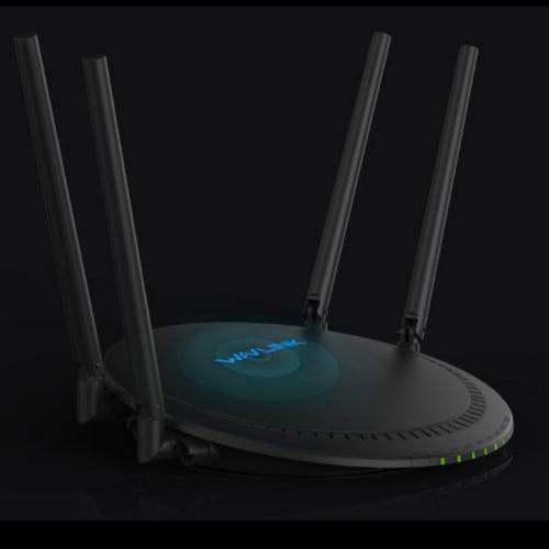 Jual wifi router murah wavlink AC1200 dual band giga wifi router touch ...