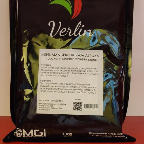 Jual bubuk minuman merk verlin, kemasan 1kg. memiliki berbagai varian ...