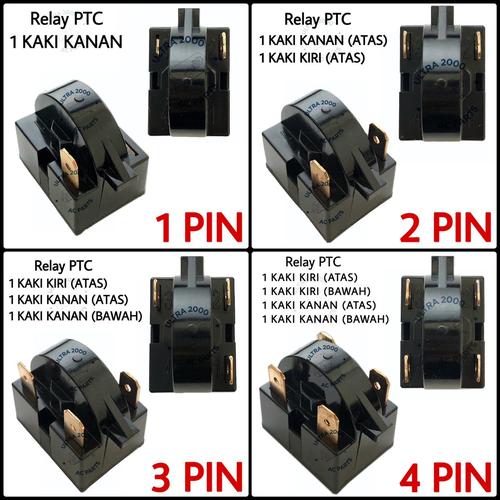 Jual PTC RELAY KULKAS / RELAY PTC KULKAS 1 PIN 2 PIN 3 PIN 4 PIN - 4 ...