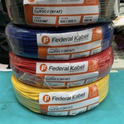 Jual Cable Kabel power 0,5mm blue biru NYAF PVC per meter - Kota Batam ...