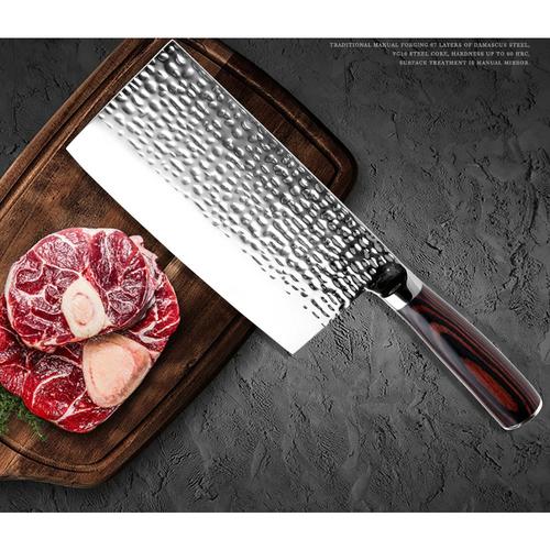 Jual Pisau Dapur Chef Knife Cleaver 7 Inch Parang Potong Daging ...