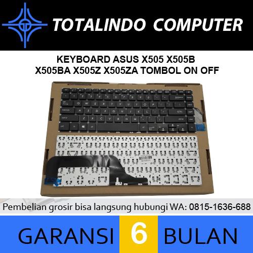 Promo Keyboard Asus Vivobook 15 X505 X505B X505BA X505Z X505ZA - Hitam ...