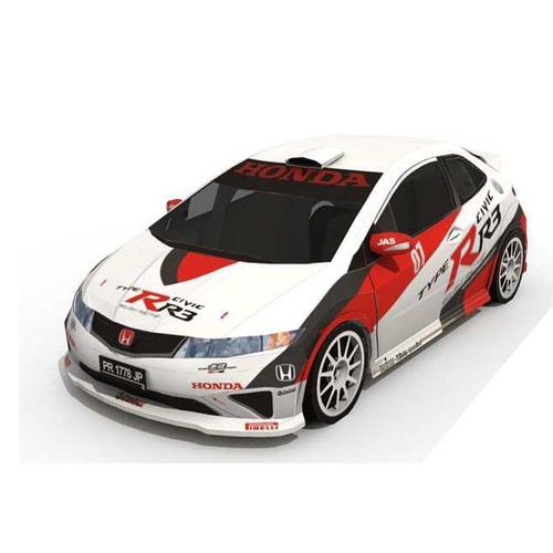 Jual DIY Papercraft Racing Car Honda Civic RR3 Jasmine Paper - Kota ...