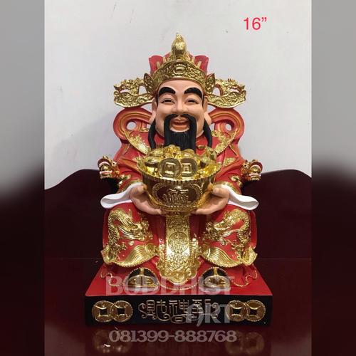 Jual Patung Dewa Rejeki Cai Sen / Cai Shen Yang/ caishen marmer 16 inch ...