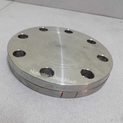 Jual Blind Flange - Flange Buta Stainless SS 304 JIS 10K 3 Inchi ...
