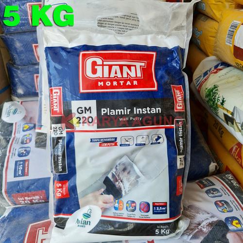 Jual GIANT Mortar 220 Plamir Instan Acian Tembok Dinding Semen Instan 5 ...