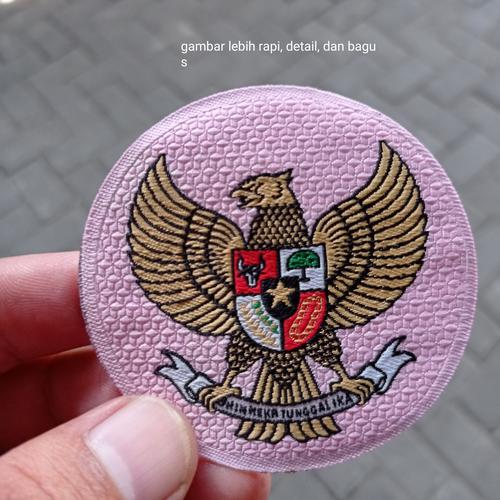 Jual badge burung garuda bordir model komputer rajut - Jakarta Barat ...