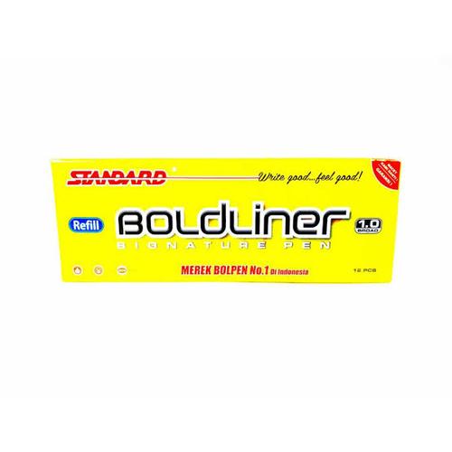 Jual Refil pulpen Boldliner standart 1.0 mm ( Hitam & biru ) - Hitam ...