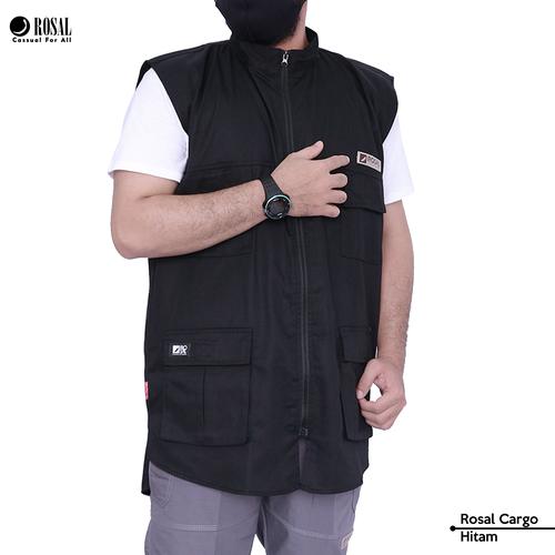 Jual Rosal Cargo Rompi Sholat Pria | Rompi Shalat Pria M - XXXL, Hitam ...