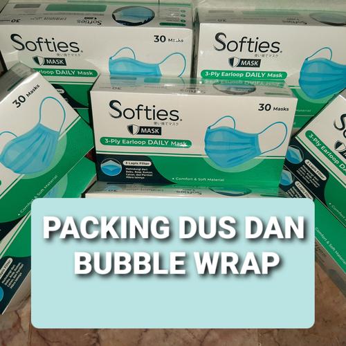 Jual Masker Softies 3 ply 1 box isi 30 pcs - Daily BATIK - Kota ...