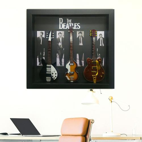 Jual frame shadow box the beatles pigura frame the beatles figura 3d ...