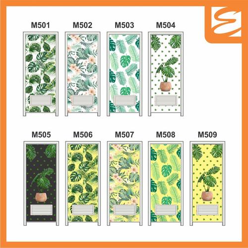 Jual Stiker pintu kamar mandi A (62x190cm) - monstera (Sticker pintu ...