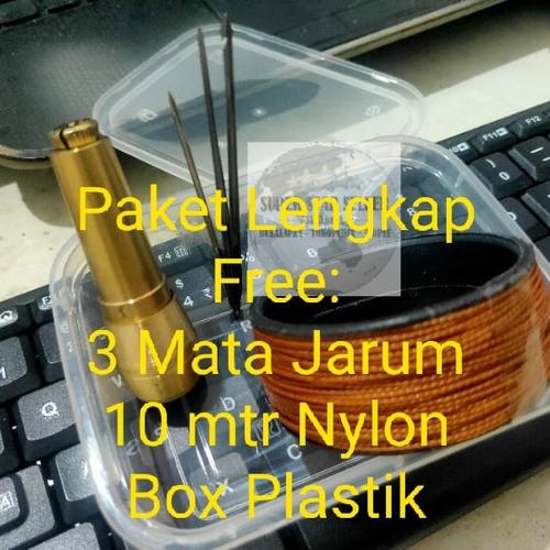 Jual Jarum Jahit Sol Sepatu Tas Paket Lengkap Siap Pakai - free nylon ...