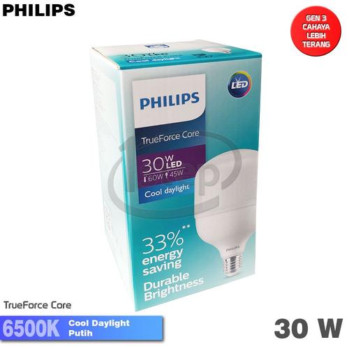 Jual Lampu LED Bulb Philips TrueForce Core 30W 30 Watt 30Watt Putih - Kota Bandung - 1step ...