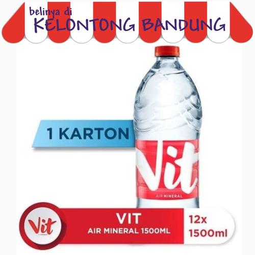 Jual Vit Botol 1500ml Air Minum Mineral 1500 ml - Dus Box Karton - Kota ...