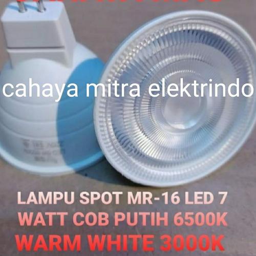 Jual lampu led spotlight MR-16 fiting tusuk cob 7watt 7w 7 watt/ 3,000k - Kuning - Jakarta Pusat ...