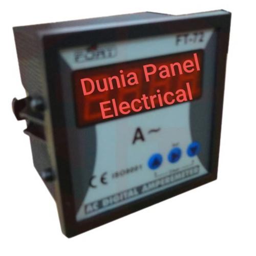 Jual Digital Amper/Ampere Meter AC Ukuran 72x72 Merk FORT FT-72AD ...