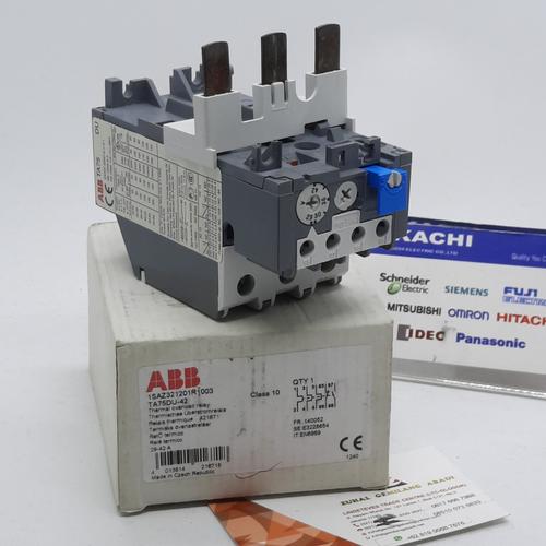 Jual TA75DU-42M (29~42A), THERMAL OVERLOAD RELAYS ABB - Jakarta Barat ...