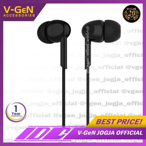 Jual Handsfree V-GeN VEP1-09 Wired Earphone Headset Original Extra Bass ...