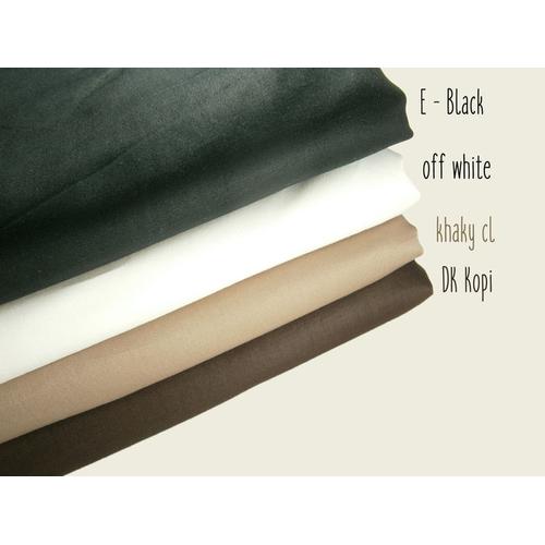 Jual Kain Katun Jepang Twill Minyak Lebar 150 cm Black-White-Khaky-kopi ...