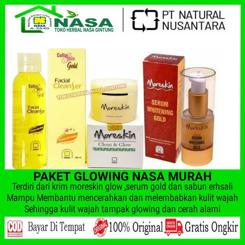 Jual PAKET GLOWING NASA FLEK HITAM KUSAM KERING JERAWAT ORI ASLI NASA ...