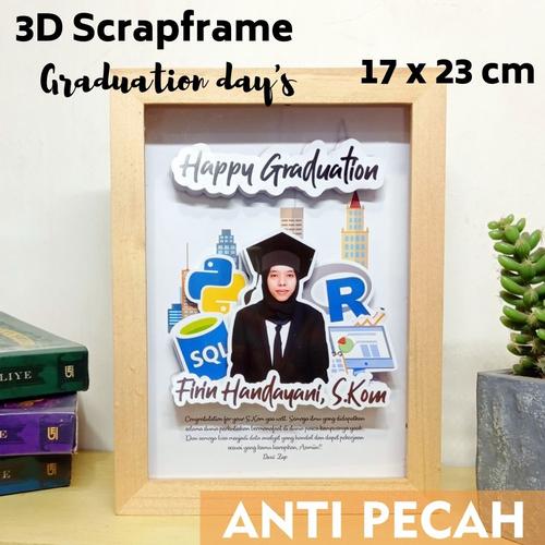 Jual Kado Wisuda Scrap Frame 3D Foto Graduation - Kab. Bantul - Kado ...