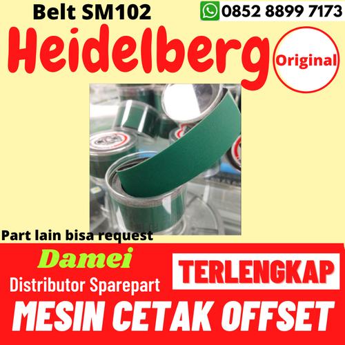 Jual Feeder Belt Heidelberg Spare Part Mesin Cetak Offset Original SM102 - per meter - Kota ...