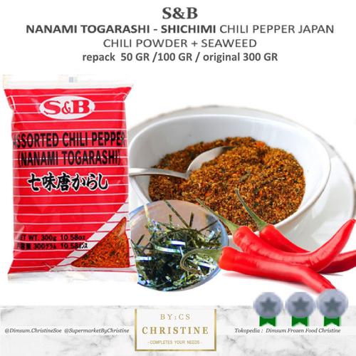 Jual SHICHIMI TOGARASHI S&B NANAMI TOGARASHI CHILI PEPPER CABE POWDER ...