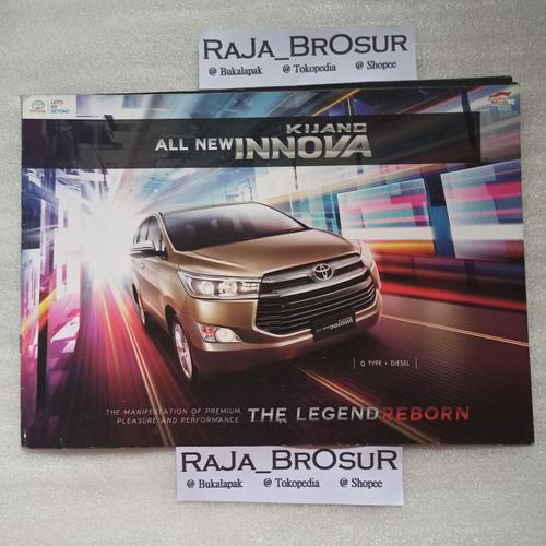 Jual Poster brosur katalog booklet Toyota Kijang Innova 2015 - Kab ...
