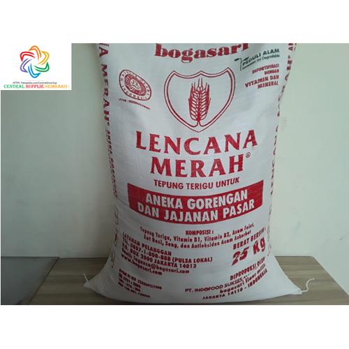 Jual Tepung Terigu Lencana Merah [25 kg /1 karung ] - Kota Bandung ...