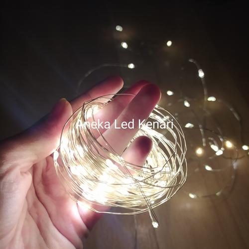 Jual lampu hias led tumblr natal kawat 10m kedap kedip tinggal colok ...