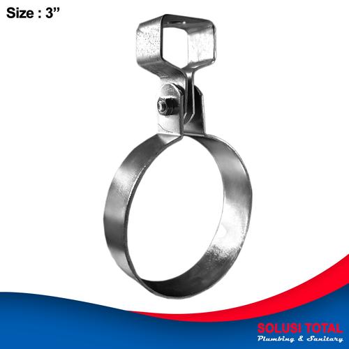 Jual Klem Gantung Pipa 3 Inch Hanger Clamp 3" Lokal Murah Tebal ...