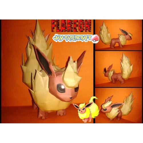 Jual Pokemon Flareon Papercraft - Kab. Bekasi - Papercraft Tiviti ...