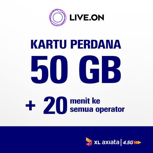 Jual Kartu Perdana XL Live.On | LiveOn 50GB - Kab. Banyumas - Live.On ...