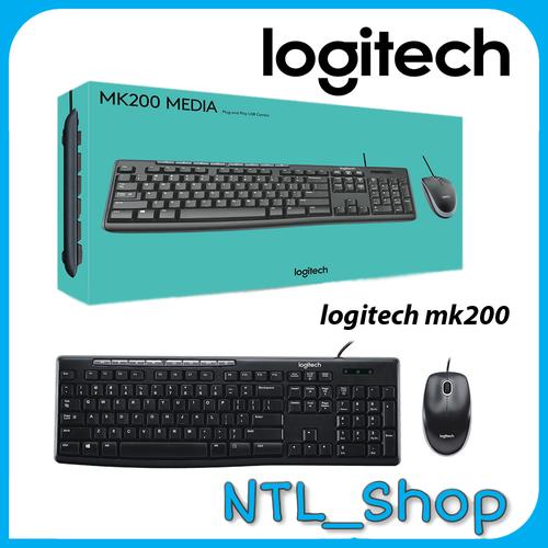 Jual Logitech kabel Mouse Keyboard MK200 Combo - logitech mk200 - Kota ...