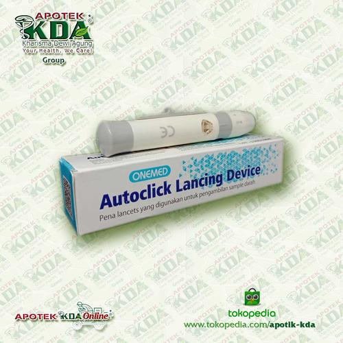 Jual PEN LANCING DEVICE ONEMED AUTOCLICK PENA LANCET | PEN LANCET ...