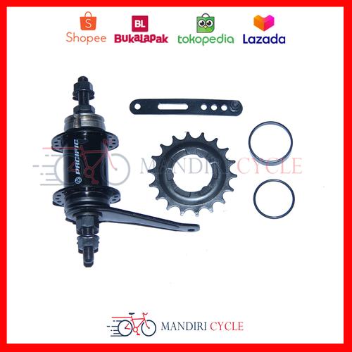 Jual HUB REM TORPEDO 36H hitam PACIFIC hub torpedo Sepeda BMX FIXIE ...