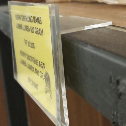 Jual Akrilik price tag / display harga - 60 mm x90 mm - Jakarta Barat ...