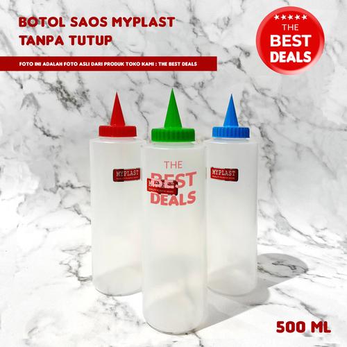 Jual Botol Plastik Saos/Mayo/Kecap/Sambal (Tanpa Tutup) 300 & 500 ml ...