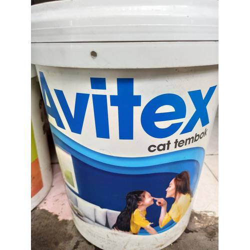 Jual Cat Avitex Avian 25 kg / 1 pail Tembok Interior Plafon Beton ...
