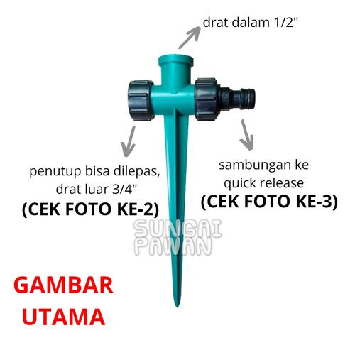Jual Stick sprinkler drat dalam 1/2" ke quick release dan drat luar 3/4 ...