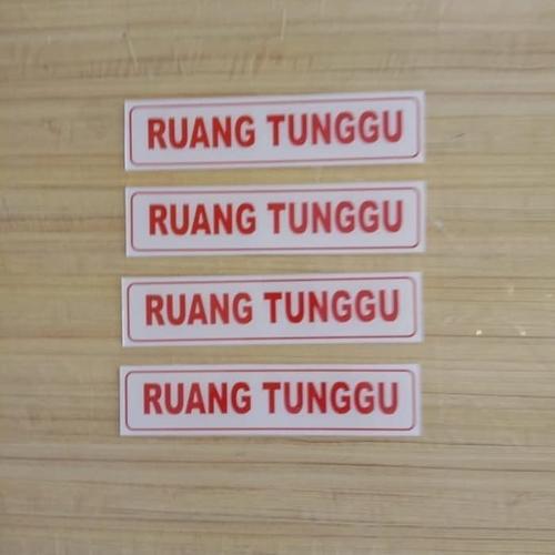 Jual AKRILIK K3 RAMBU SAFETY RUANG TUNGGU UK 4.5X19.5CM SIGN RAMBU ...
