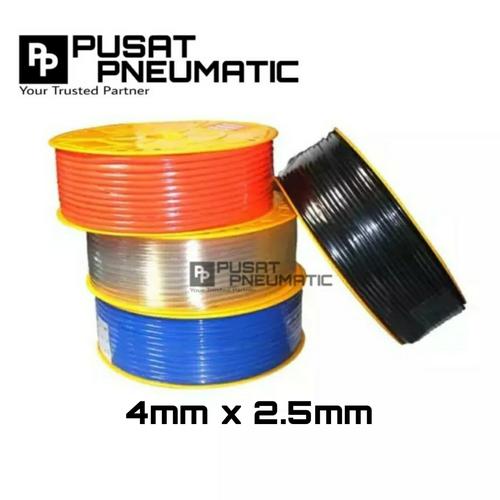 Jual Selang Pu (PolyUrethane) OD 4 x ID 2,5 Pneumatic (1 Roll 200 meter) - Orange - Jakarta ...