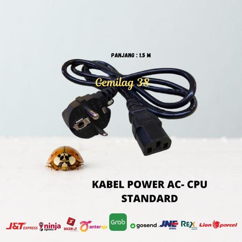 Jual 1.5m Kabel Power AC Adaptor / CPU Monitor Computer PC / PC ...