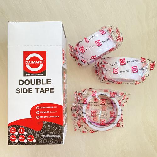 Jual Double Tape Daimaru 48mm / 2 inch x 12 yard / Isolasi Bolak Balik ...