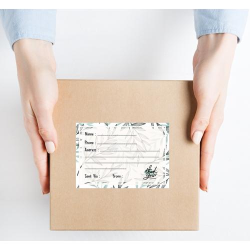 Jual stiker label alamat pengiriman paket sticker label tempel seri B ...