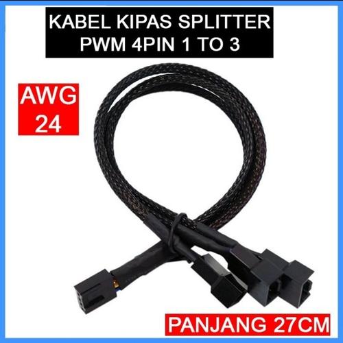 Jual KABEL FAN PC PWM 4 PIN SPLITTER 1 KE 3 - Jakarta Timur - Oktha ...
