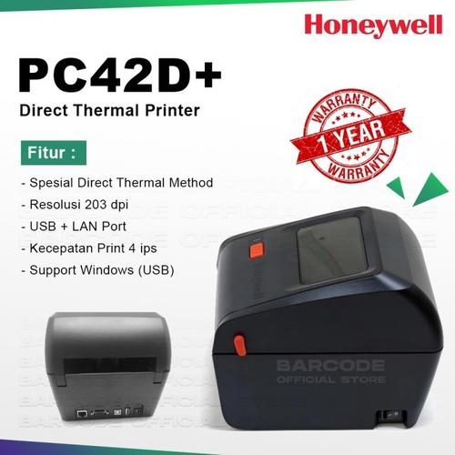 Promo Barcode Printer Honeywell PC42D Plus Khusus Label Thermal (USB ...