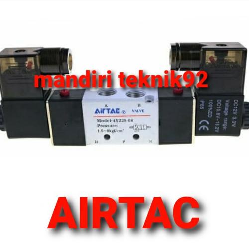 Jual Solenoid Valve 4v220 08 Airtac TAIWAN AC220 / DC24 - Jakarta Barat - mandiri teknik92 ...